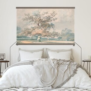 Large Oak Tree- Large Hanging Canvas Tapestry With Wood Frame - XL - Etsy