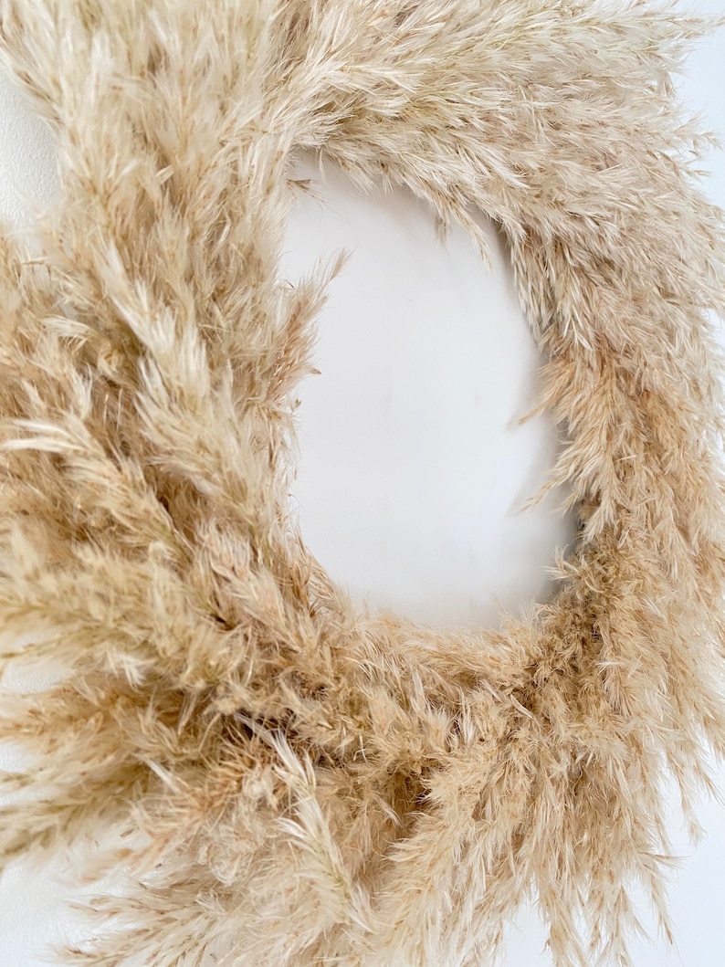 Pampas Wreath, Dried Flower Wreath, Boho Wreath, Pampas Grass ...