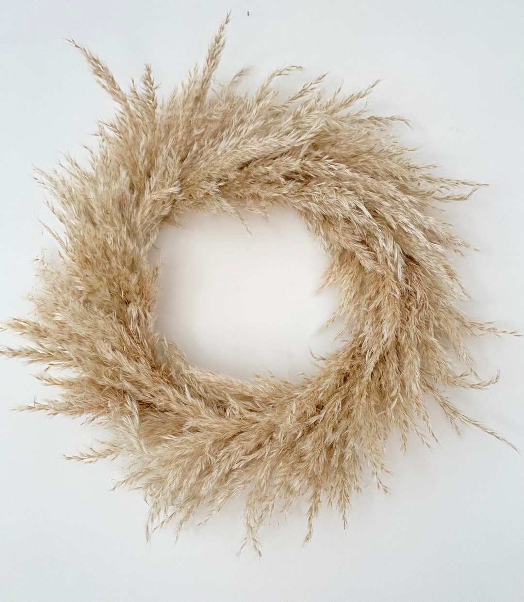 Pampas Wreath, Dried Flower Wreath, Boho Wreath, Pampas Grass ...