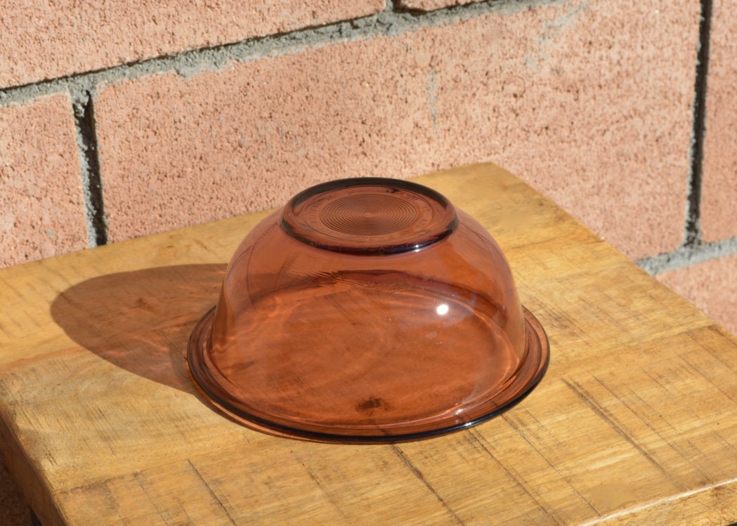 Vintage Pyrex Cranberry Vision Ware Glass 322 1L Mixing Bowl | Etsy