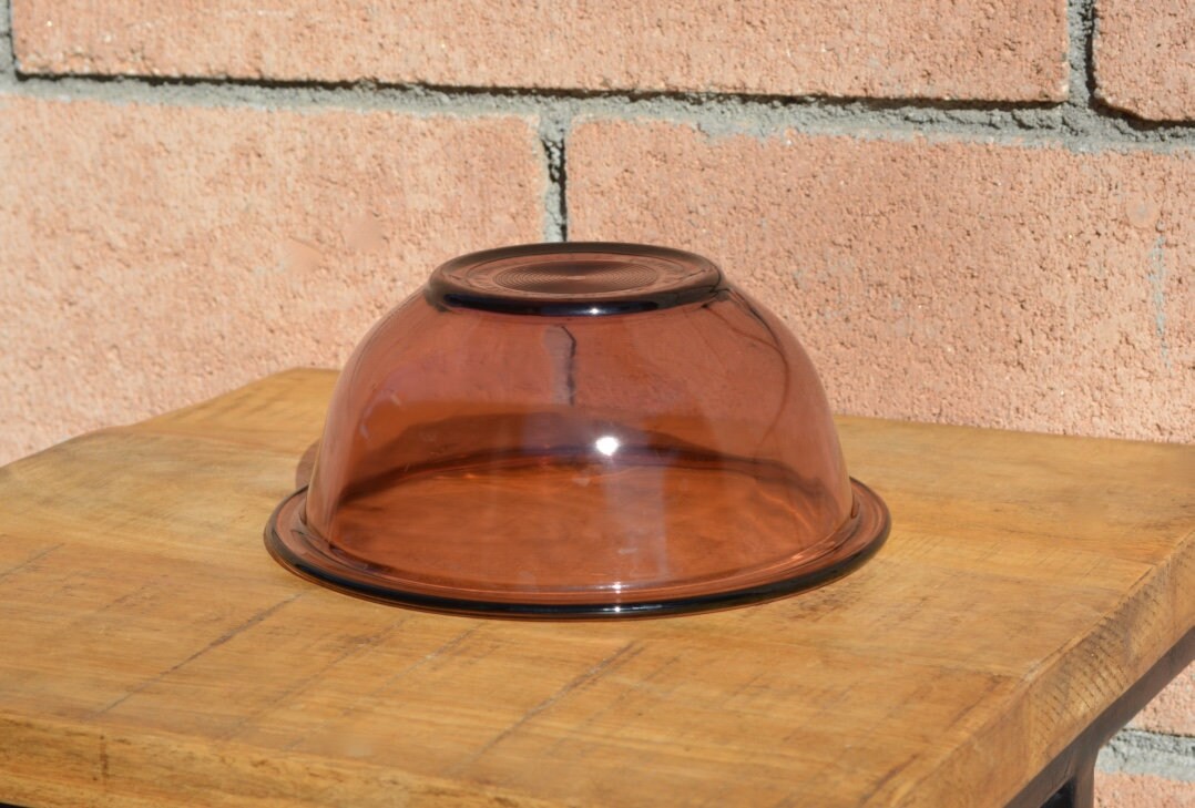 Vintage Pyrex Cranberry Vision Ware Glass 322 1L Mixing Bowl | Etsy