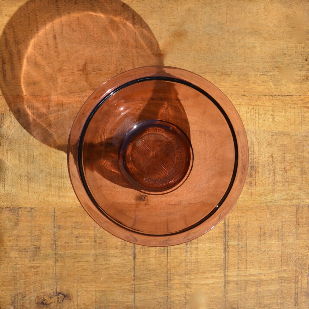 Vintage Pyrex Cranberry Vision Ware Glass 322 1L Mixing Bowl | Etsy