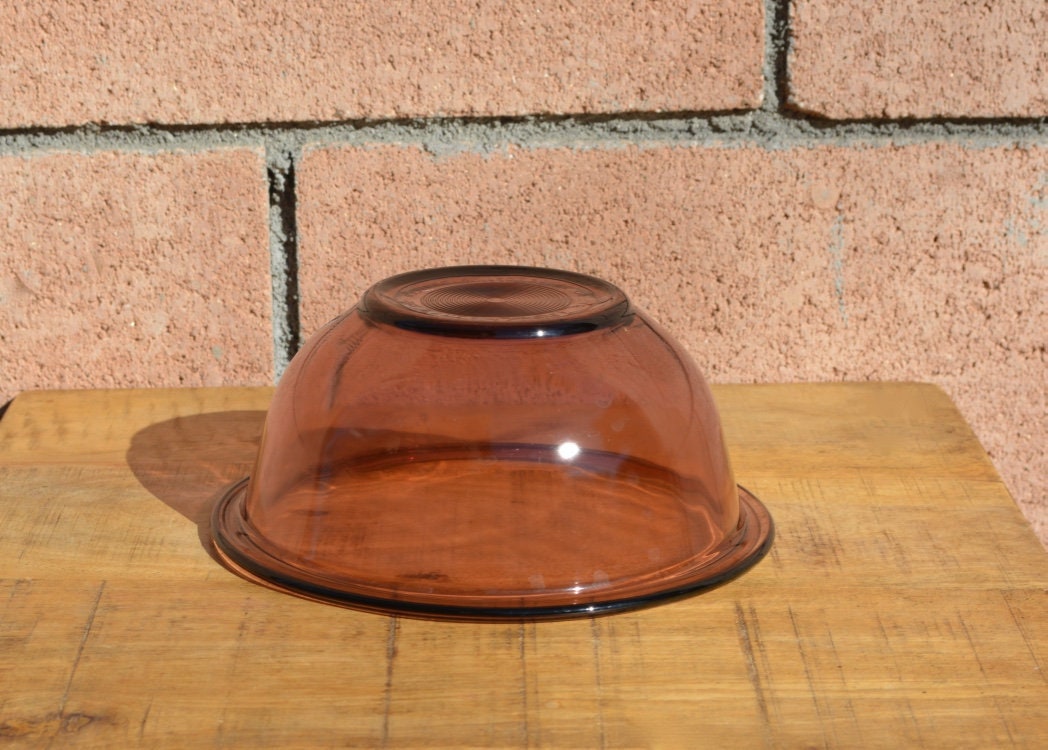 Vintage Pyrex Cranberry Vision Ware Glass 322 1L Mixing Bowl | Etsy
