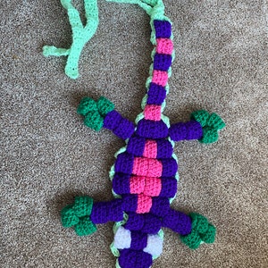 Giant Crochet Bead Lizard - Etsy