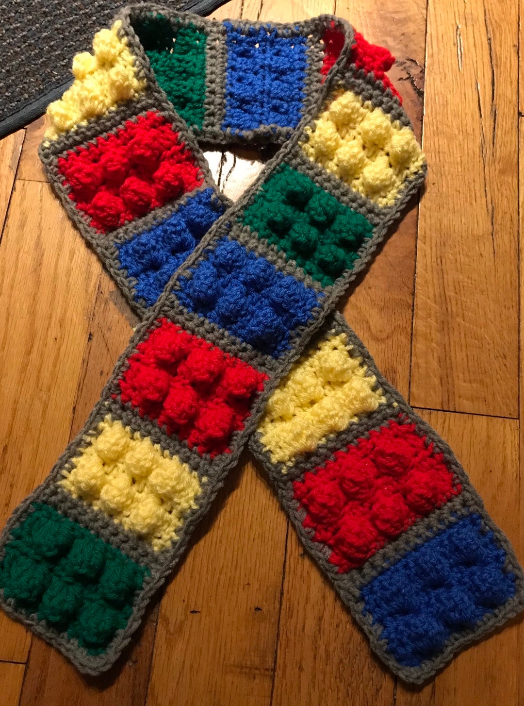 Building Block Scarf. Child and Adult Sizes Available - Etsy
