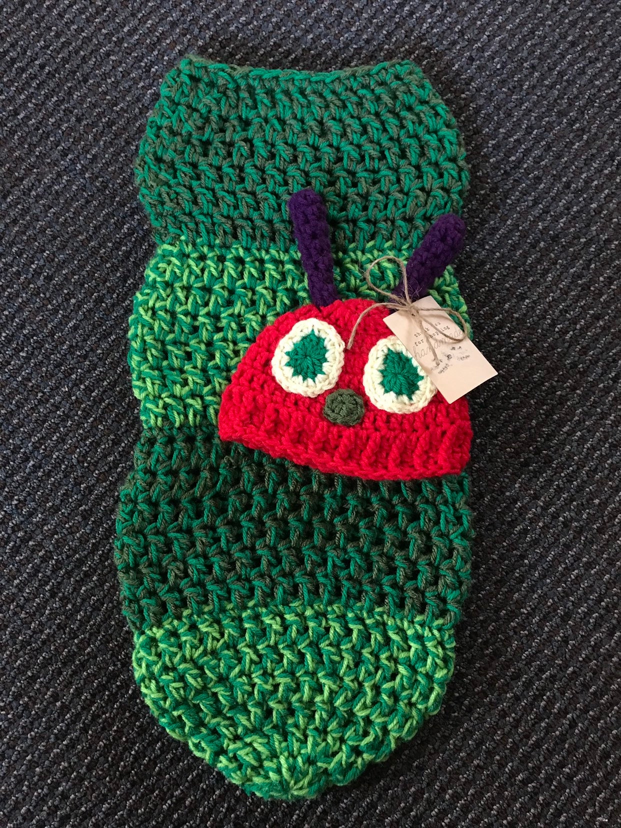 The Very Hungry Caterpillar Newborn Cocoon and Hat Set | Etsy Canada