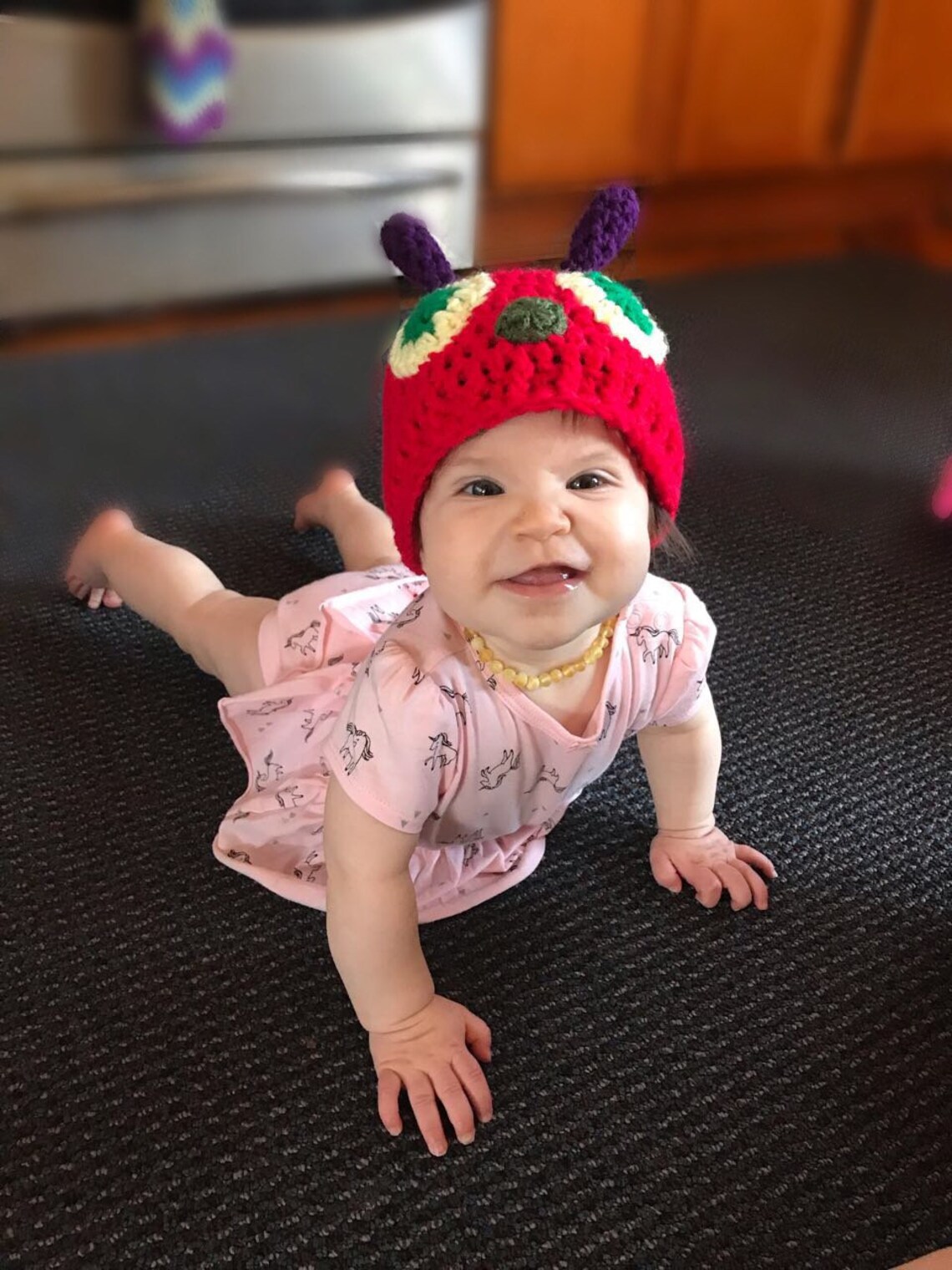 The Very Hungry Caterpillar Hat Size Newborn or 6-12 Months | Etsy
