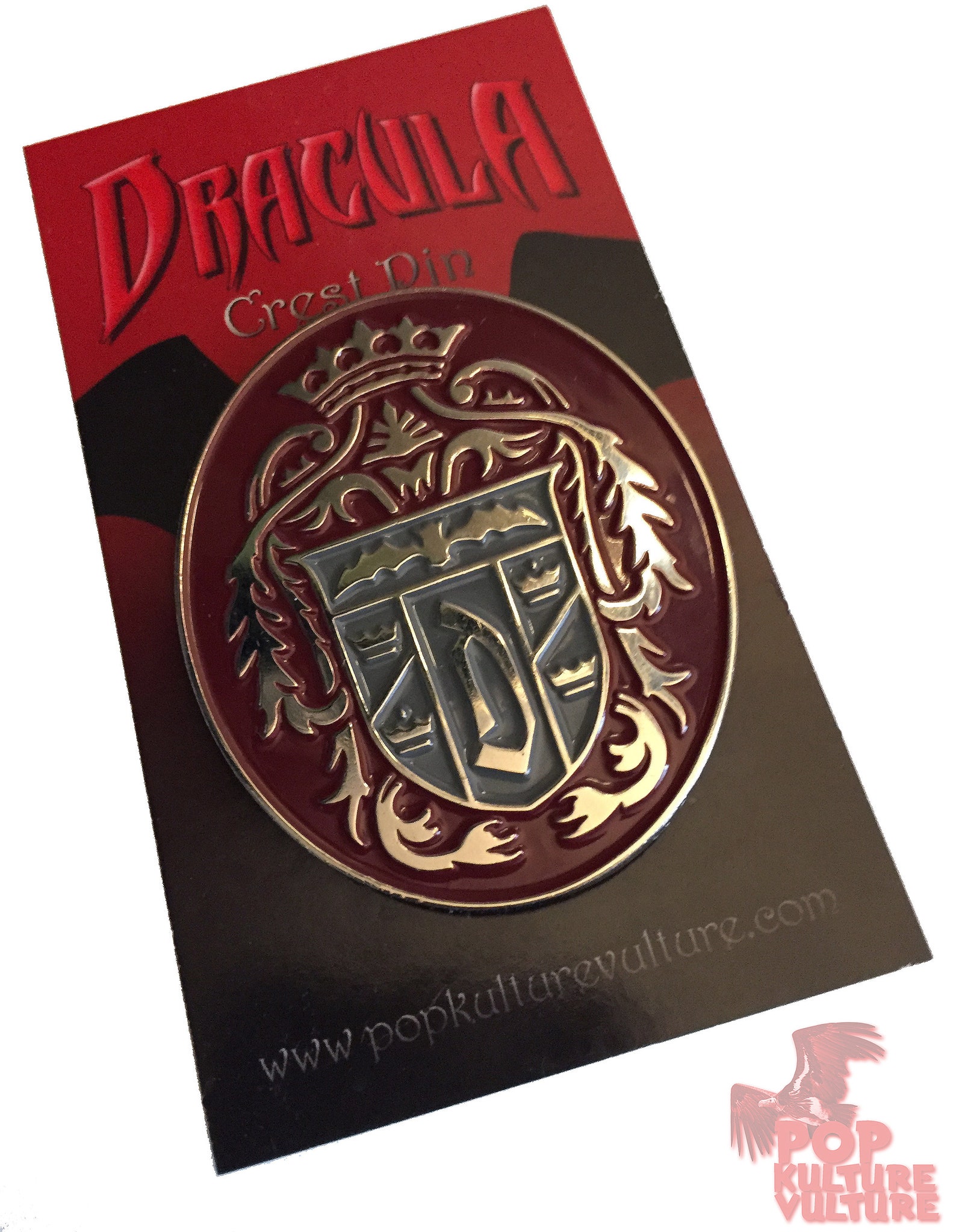 Dracula Crest Pin - Etsy