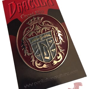 Dracula Crest Pin - Etsy