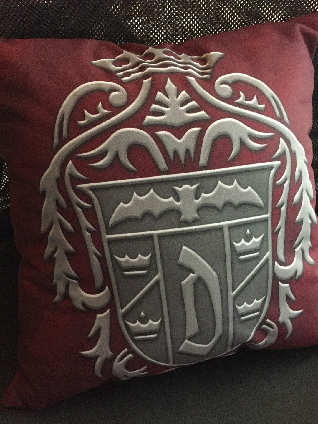 Dracula Crest Throw Pillow - Etsy