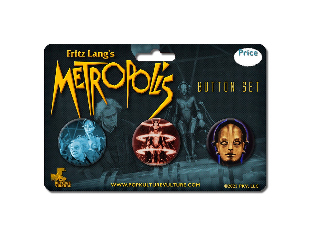 Metropolis Pinback Button Set - Etsy