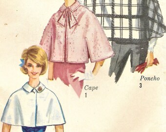 1960s Cape Pattern - Etsy