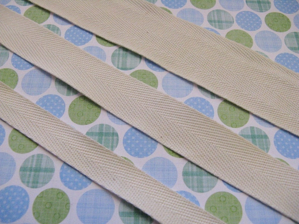 Natural Soft Cotton Woven Ribbon Cut to Length 1-3-5 Yards - Etsy