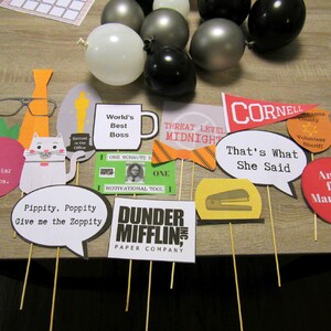 The Office - Photo Props - Digital Download - Photobooth Props, Photo ...