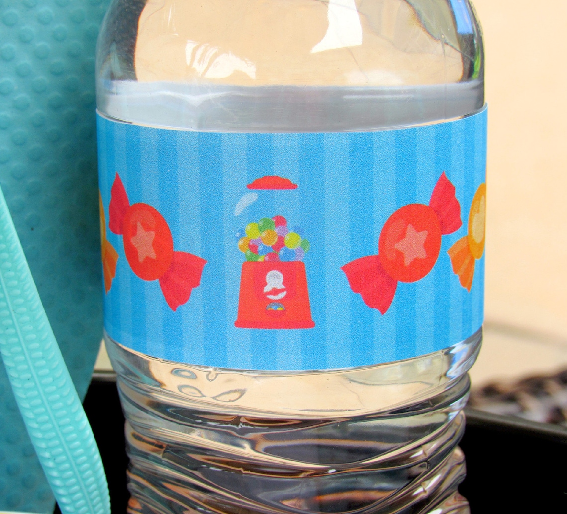 Candy Themed Pool Party Pack - Digital Download - 14 Items - Etsy