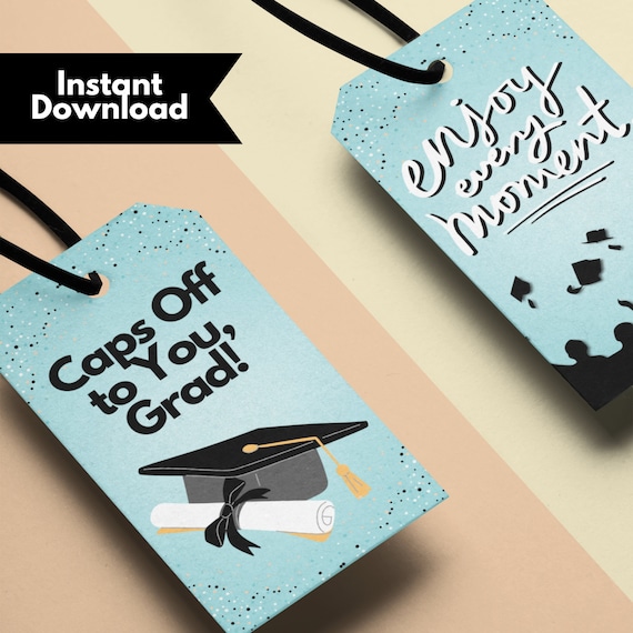 Graduation Gift Tags for Presents Printable Gift Tags for | Etsy