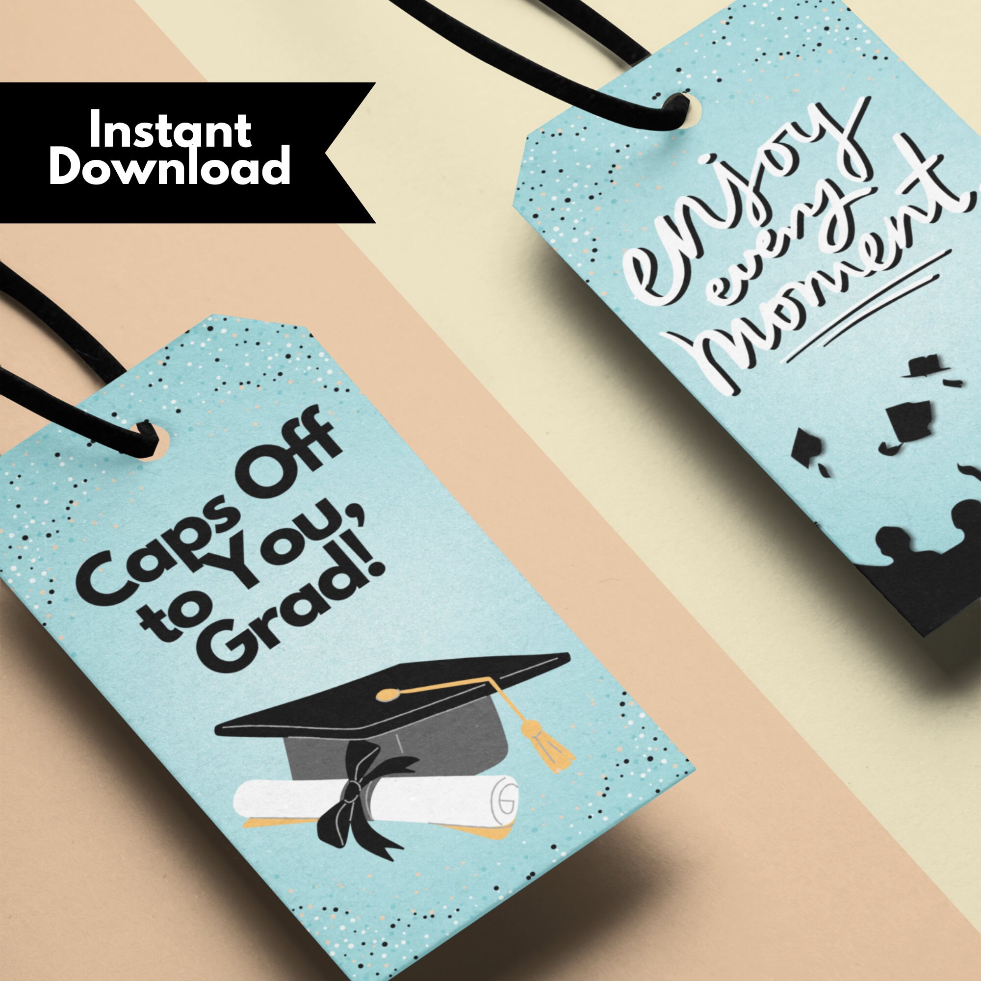 Graduation Gift Tags for Presents Printable, Gift Tags for Graduation ...