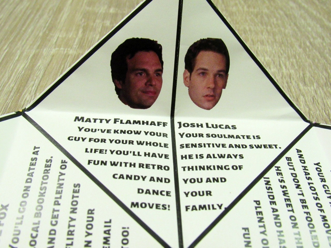 Cootie Catcher - Rom Com Edition - Who Will Be Your Rom Com Soulmate ...