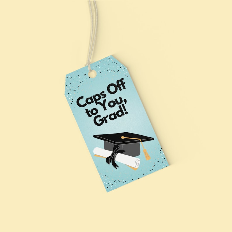 Graduation Gift Tags for Presents Printable, Gift Tags for Graduation ...