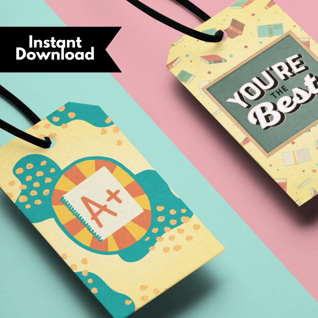Teacher Appreciation Gift Tags, Teacher Gift Tags, Gift Tags for ...