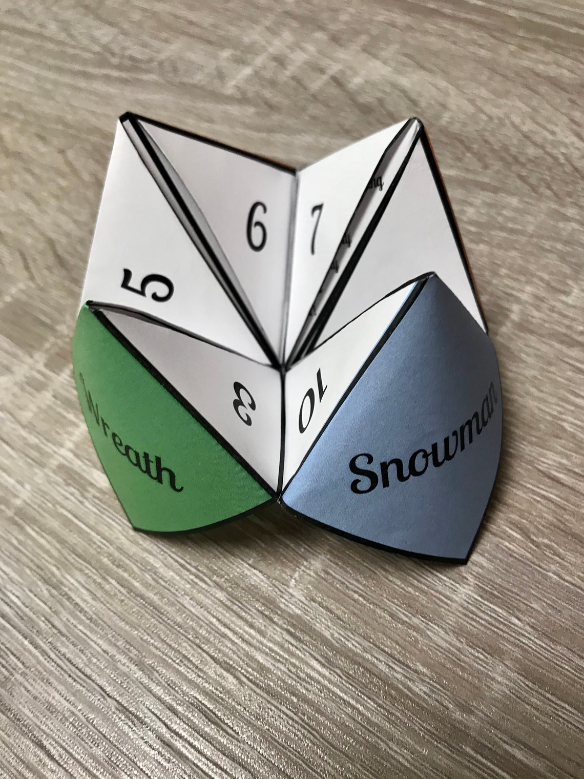 Christmas Movies Cootie Catcher Fortune Teller - Digital Download - Etsy