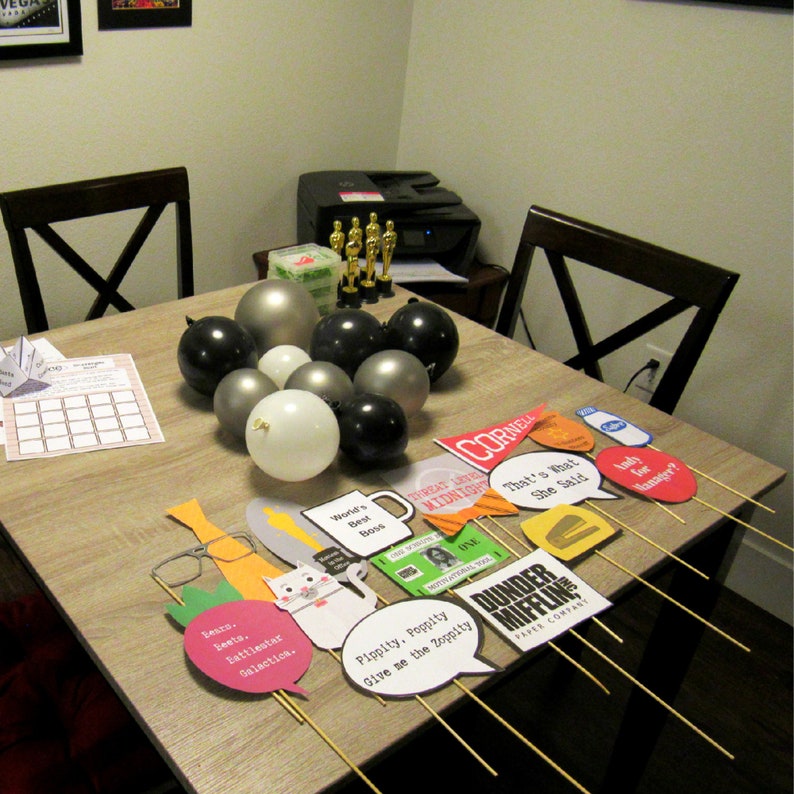The Office - Photo Props - Digital Download - Photobooth Props, Photo ...