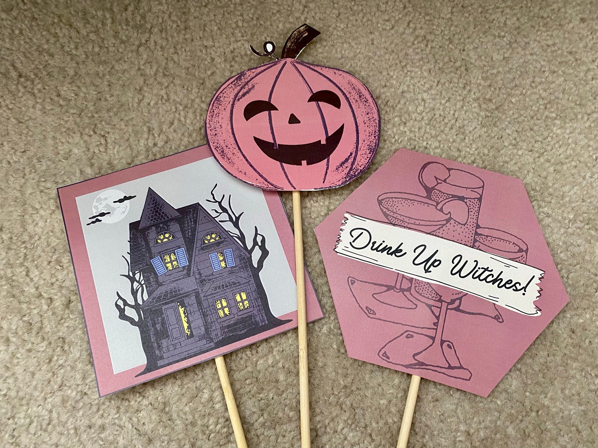 Pastel Halloween, Halloween Photo Props, Drink up Witches, Halloween ...