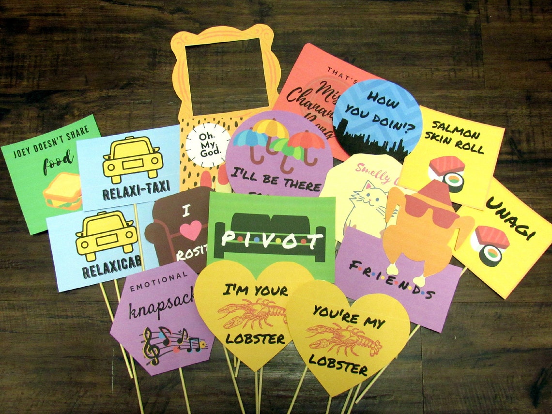 Friends TV Show Photo Props Digital Download Friends - Etsy