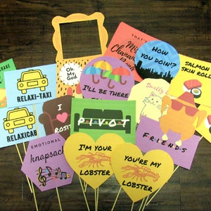Friends TV Show - Photo Props - Digital Download - Friends Party Theme ...