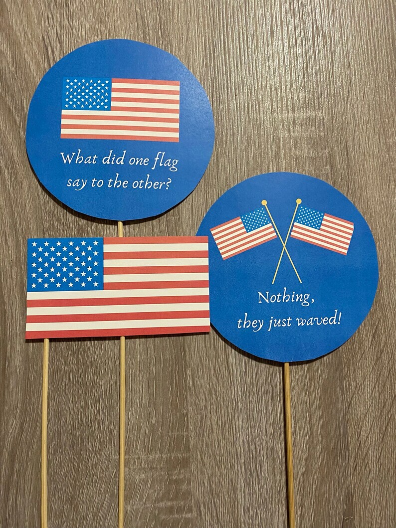 4th of July Party Photo Props Digital Download - Etsy