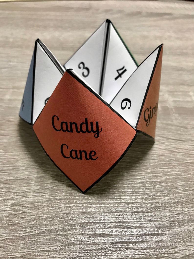 Christmas Movies Cootie Catcher Fortune Teller - Digital Download - Etsy
