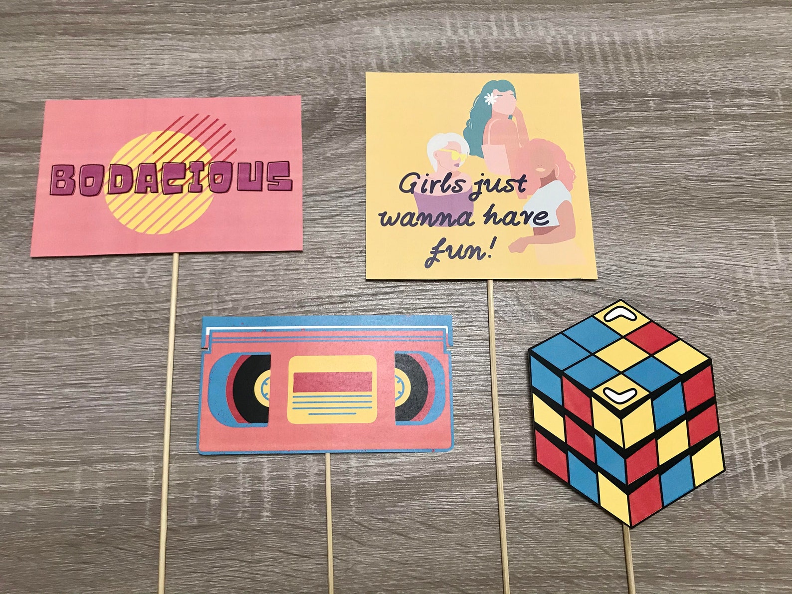 80's Theme Photo Props - Digital Download - Etsy