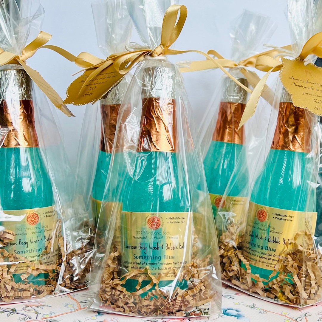 Something Blue Body Wash and Bubble Bath Party Favors Set of 24, 30, 40 ...