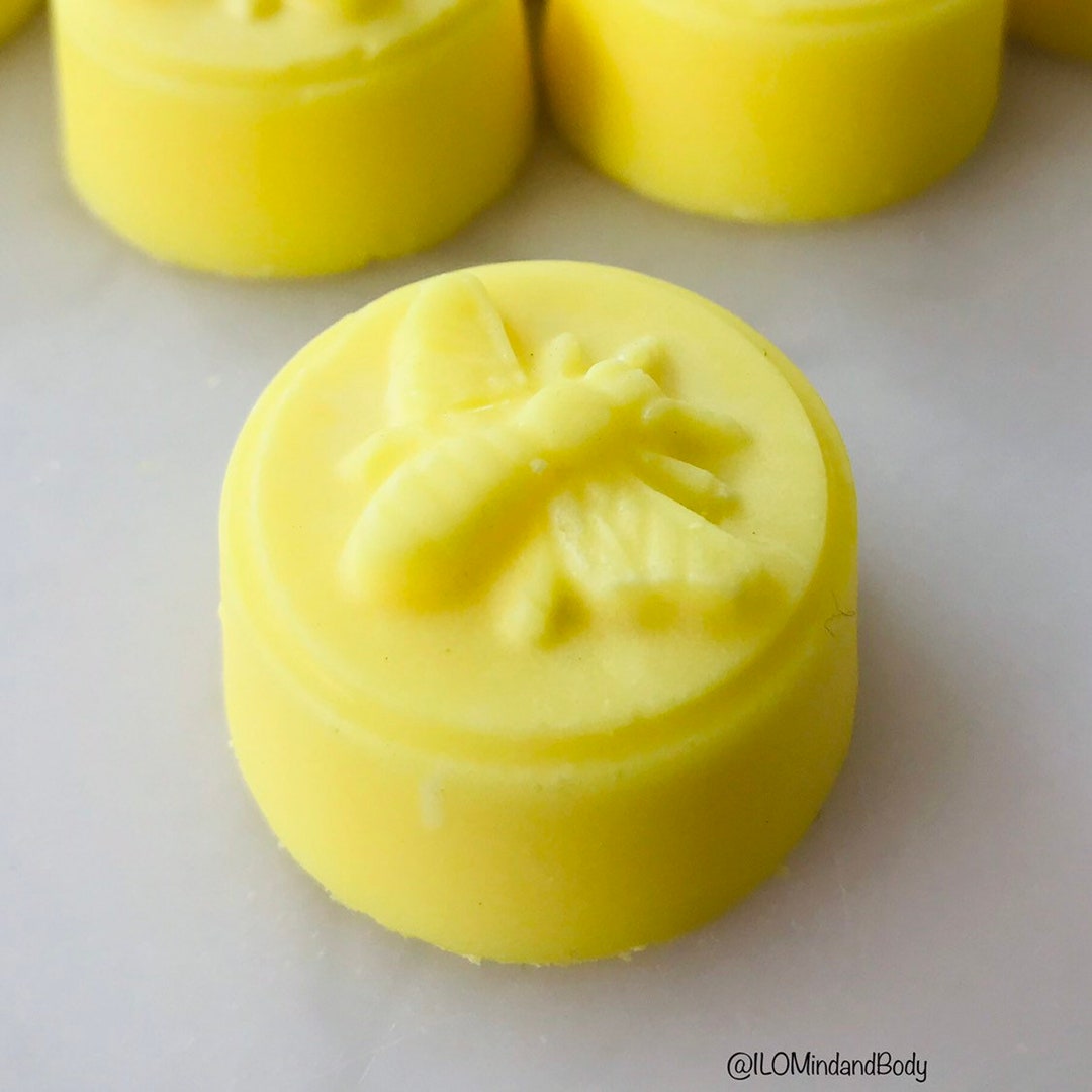 Set of 4 Round Honeybee Wax Tarts Made With Eco-friendly Soy Wax - Etsy