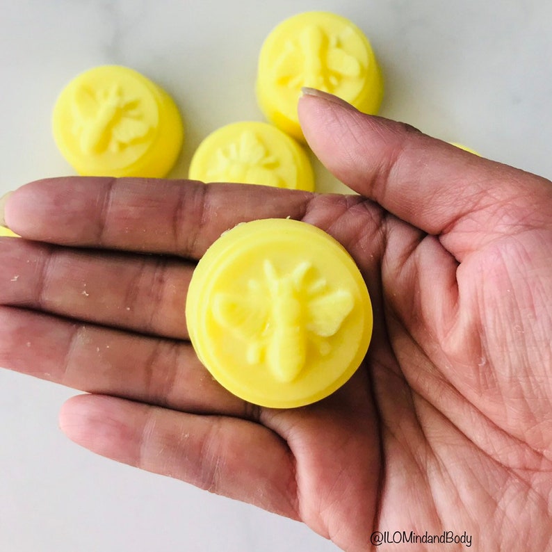Set of 4 Round Honeybee Wax Tarts Made With Eco-friendly Soy - Etsy
