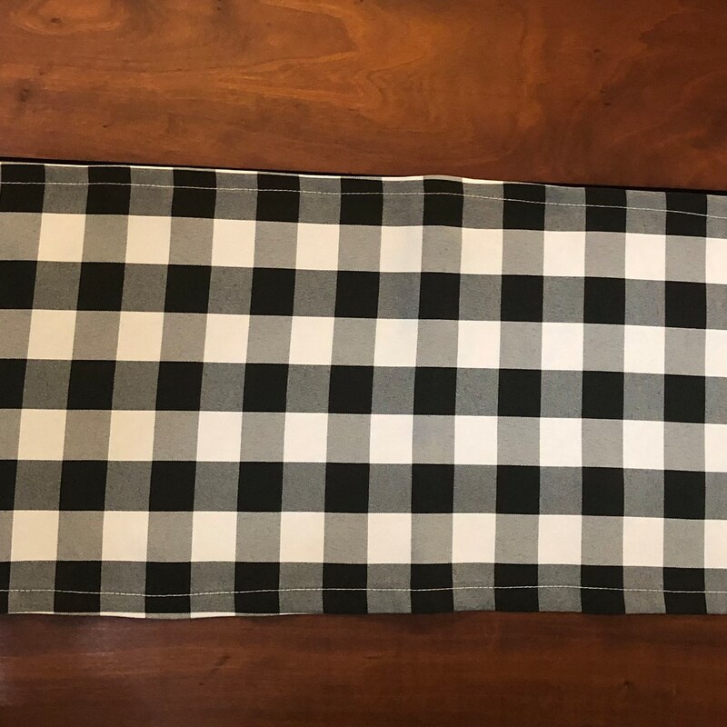 Buffalo Plaid Table Runner - Etsy