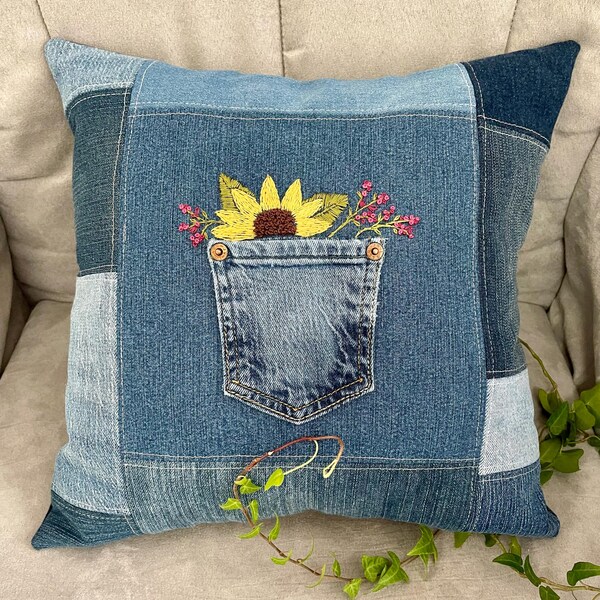 Jean Pillow - Etsy