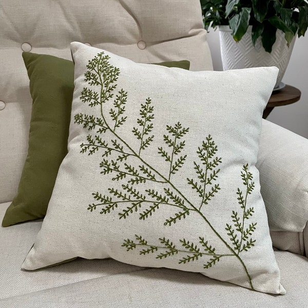 Botanical Pillow - Etsy