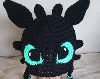 Toothless the Dragon Hat How to Train Your Dragon Baby - Etsy Canada