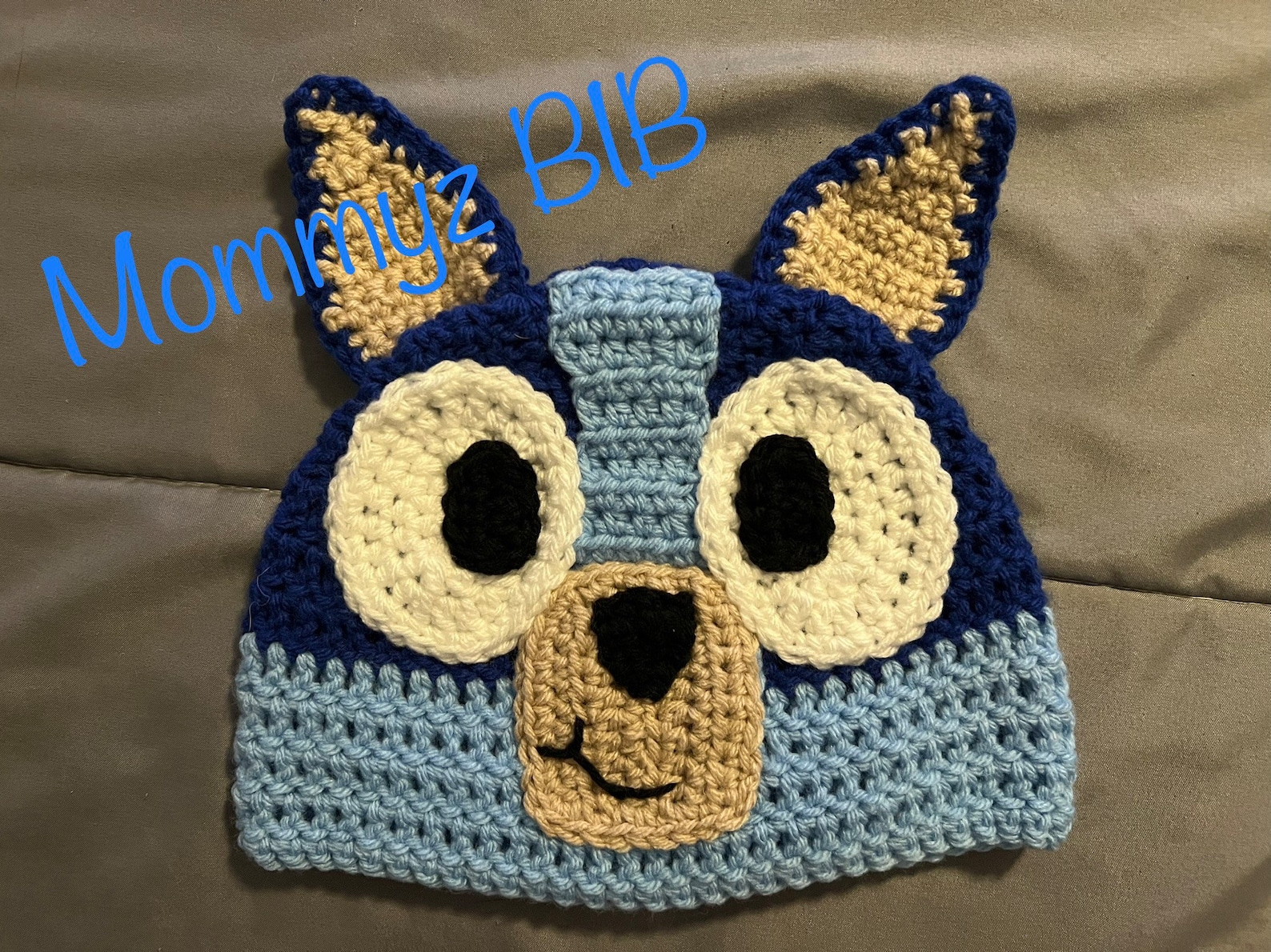 Bluey Pup INDPIRED Beanie/ Blue Puppy Knit Hat/ Kids Blue Pup - Etsy