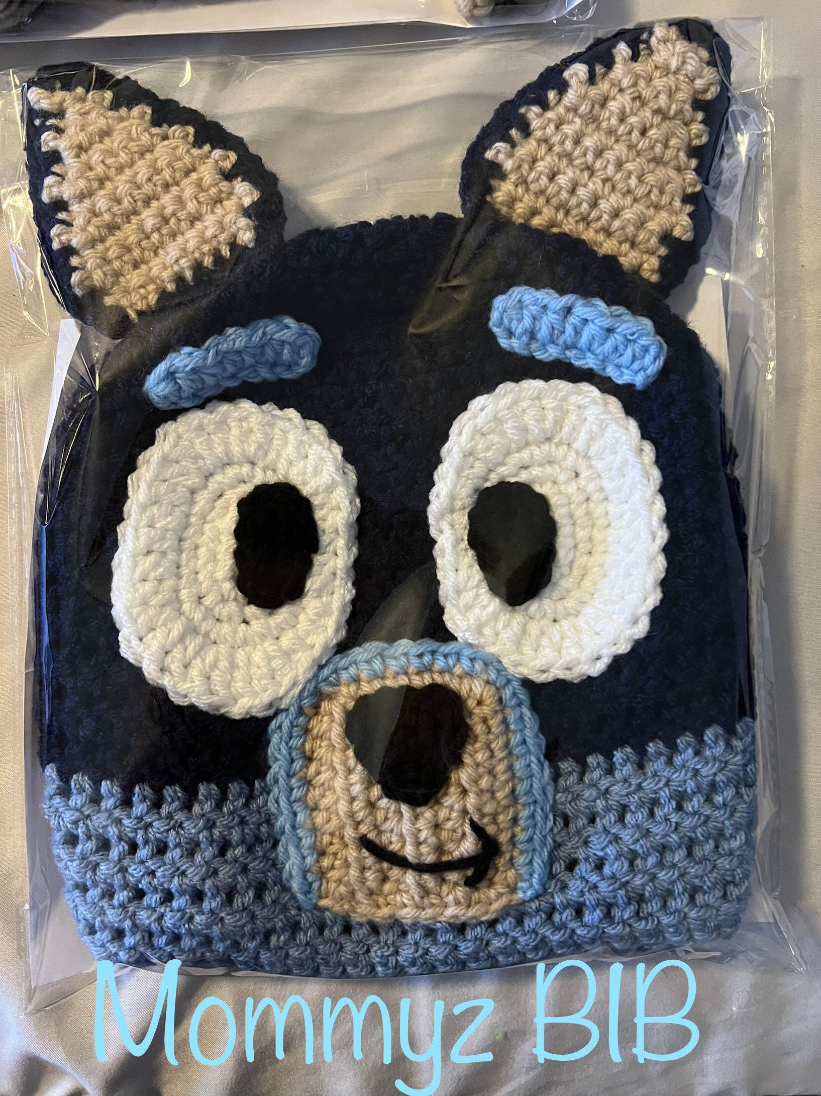 Bluey Pup INDPIRED Beanie/ Blue Puppy Knit Hat/ Kids Blue Pup Hat - Etsy