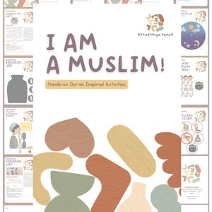 I AM A MUSLIM Islamic Hands on Quran Inspired Activity Printable ...