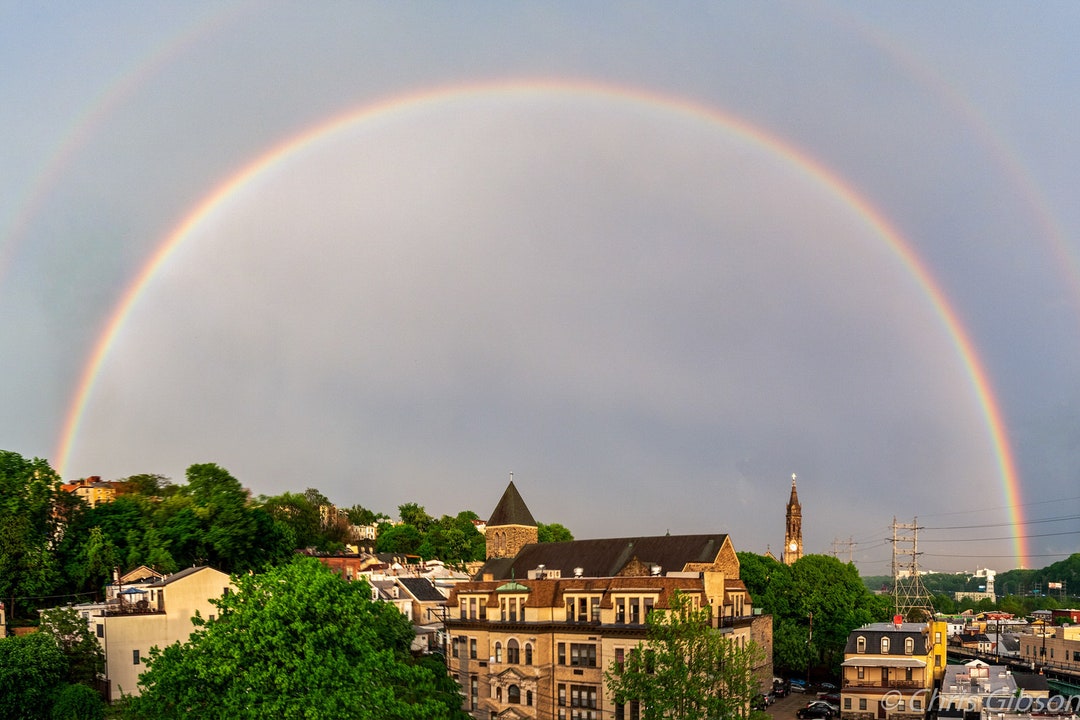Rainbow Over Manayunk, Philadelphia, PA - Etsy