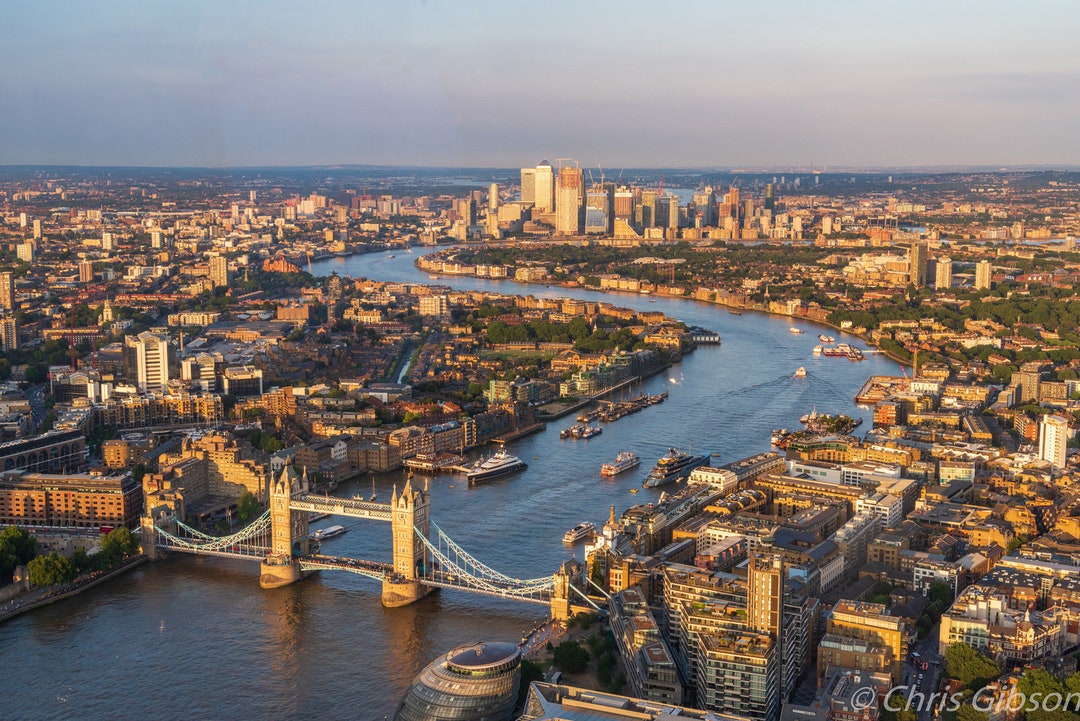 London From Above, London, UK - Etsy