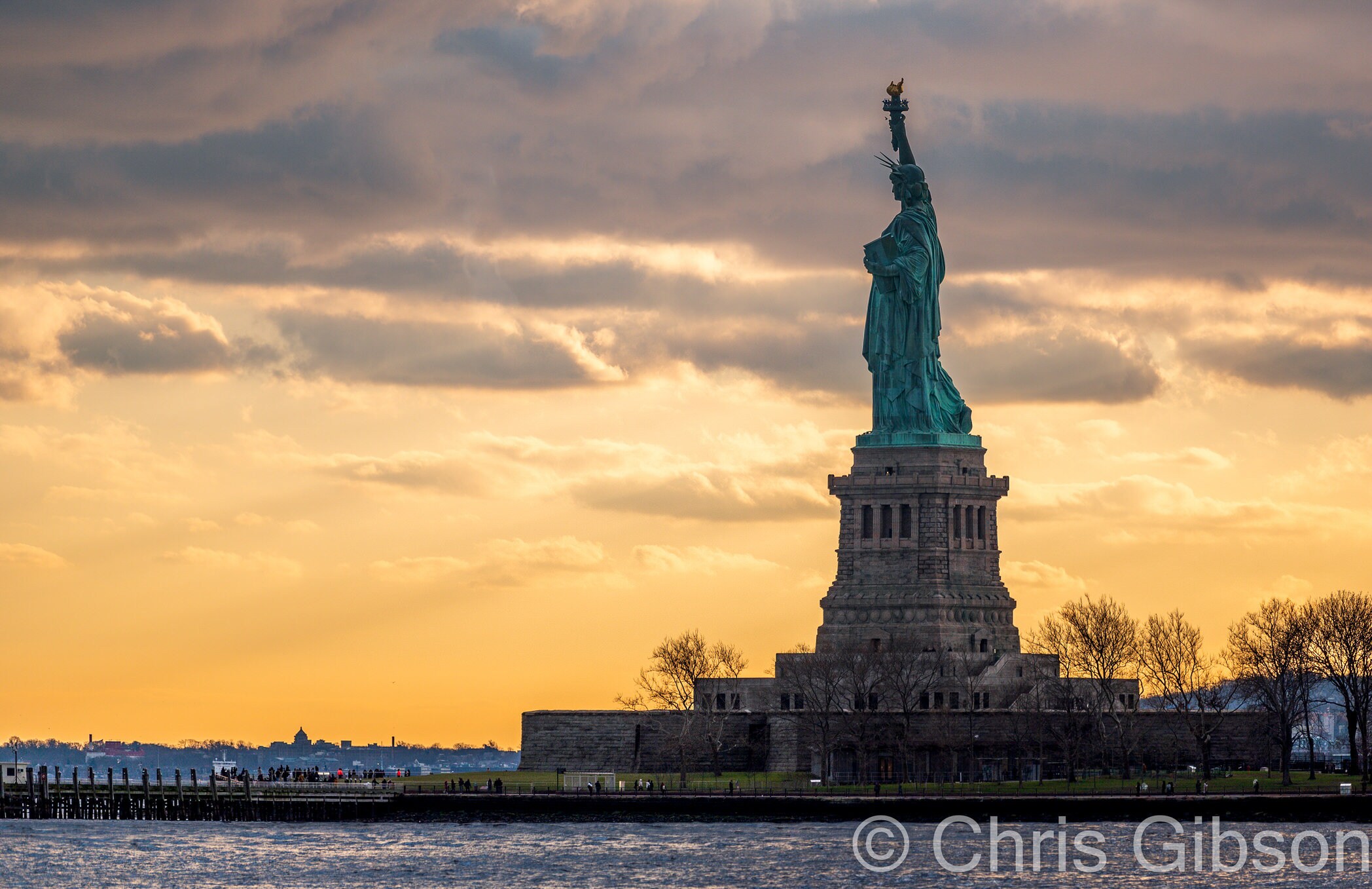 Lady Liberty Sunset, Ellis Island - Etsy