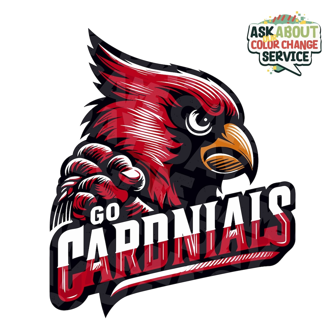 Cardinals Mascot Png Cardinals School Spirit Png L Cardinals Shirt PNG ...
