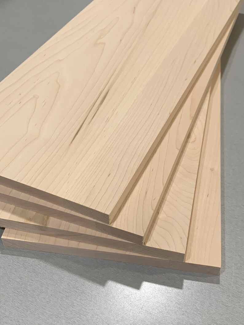 Soft Maple Lumber: Sanded Wood Panels (9x24x5/8) - Etsy