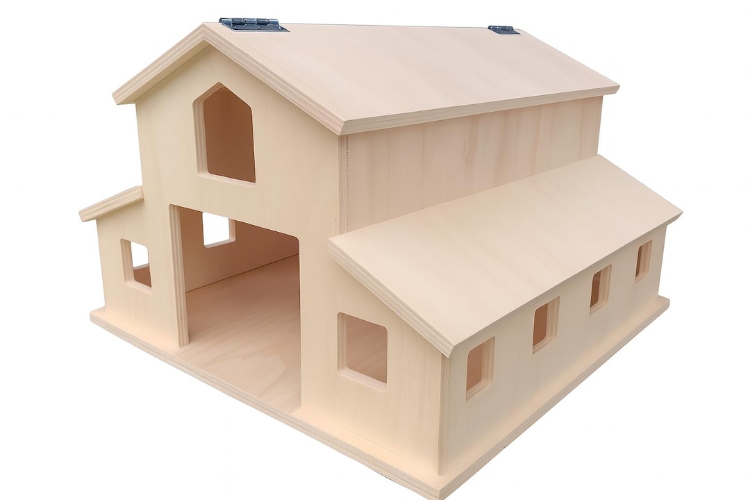 Wooden Barn DXF , Toy Barn SVG, CNC File - Etsy