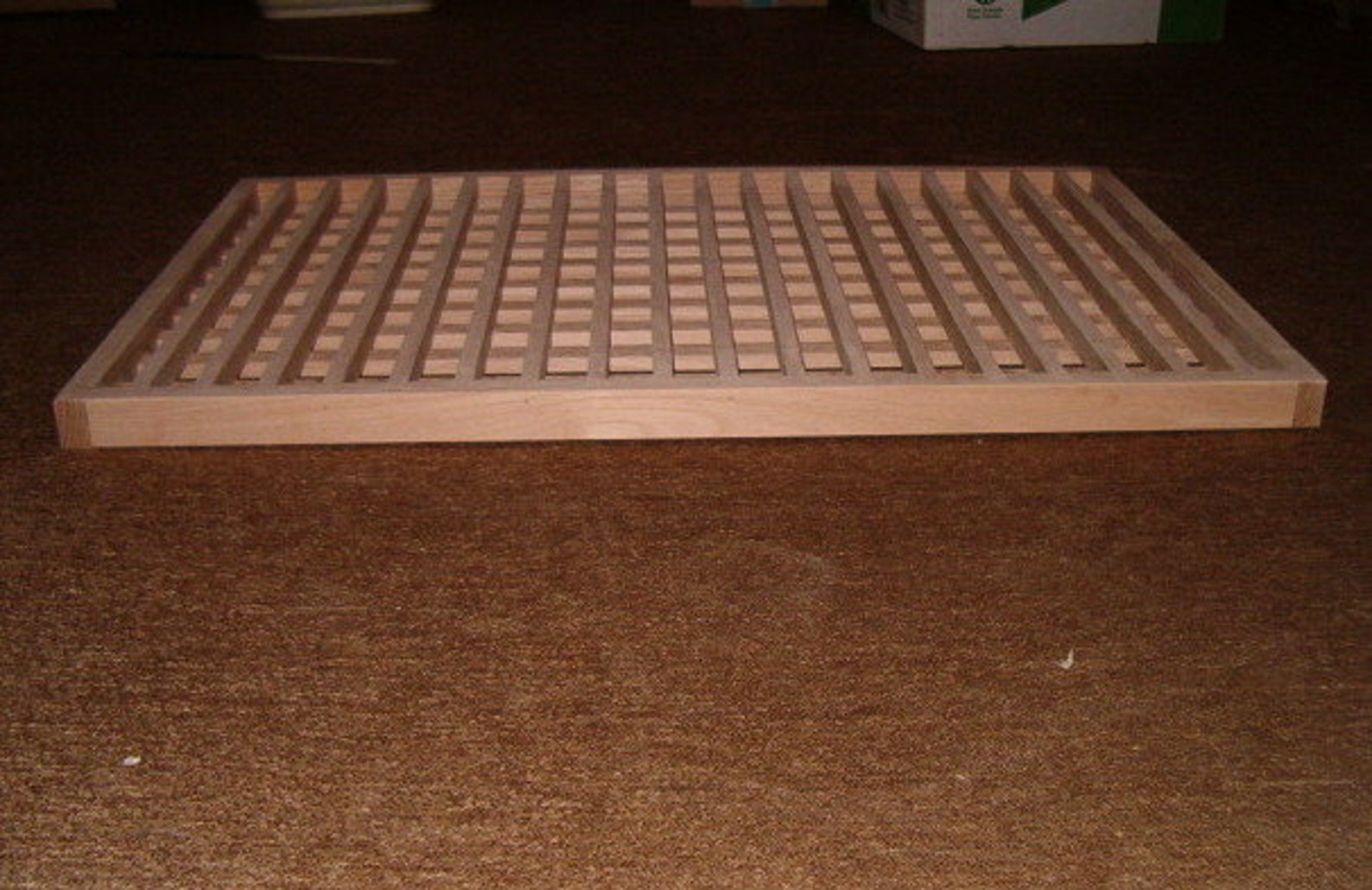 Custom Made to Your Size Large TRIMMED WOOD Floor Grate Wall - Etsy