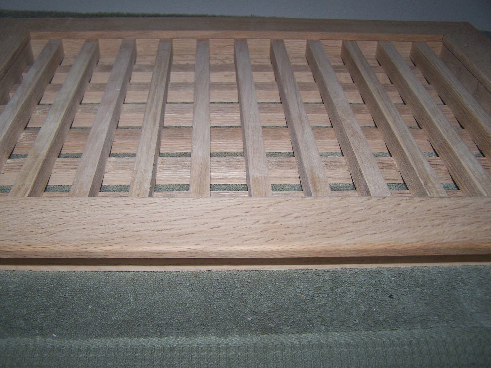 Custom Made to Your Size Large TRIMMED WOOD Floor Grate Wall - Etsy